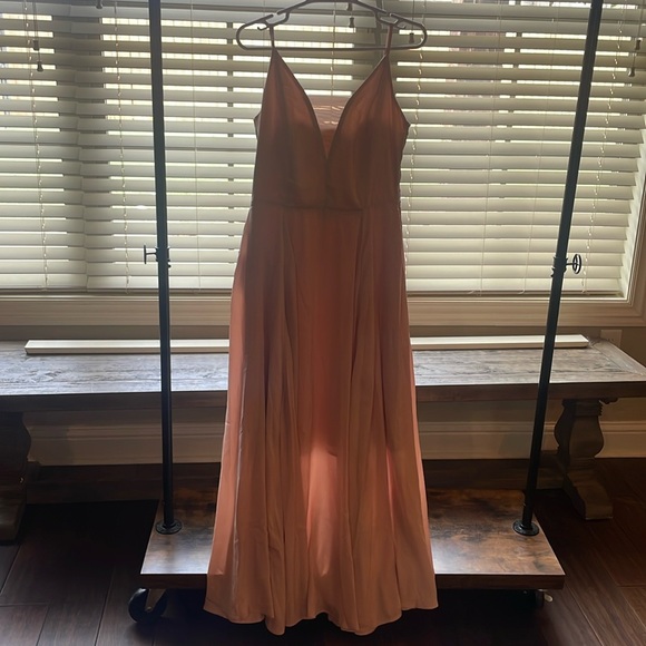 Joyfolie | Dresses | Skylar Dress In Blush Size M | Poshmark
